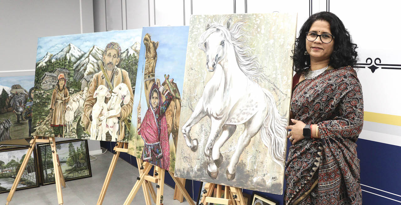 Renowned Indian Artist Explores Sustainable Art Influences in the UAE ...