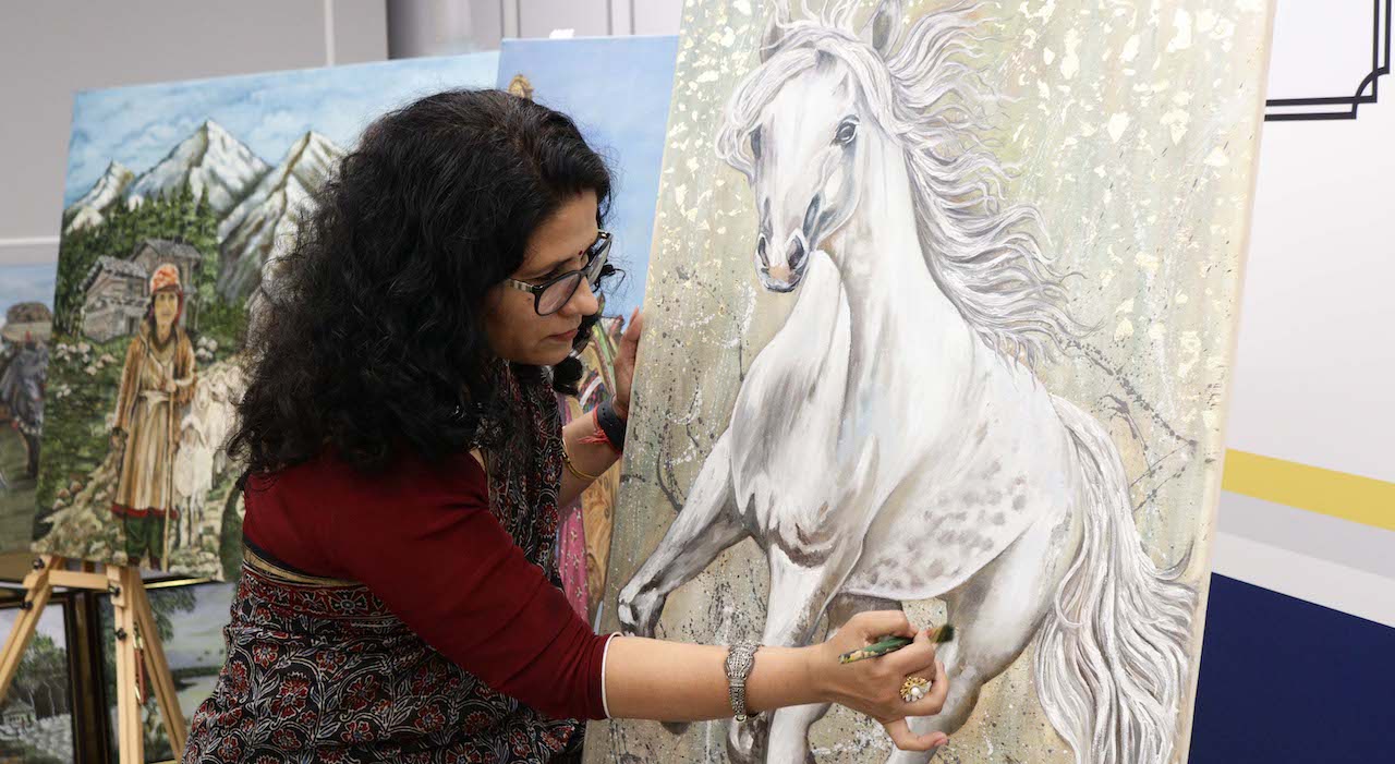 Renowned Indian Artist Explores Sustainable Art Influences in the UAE ...